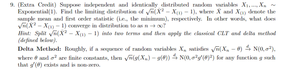 Solved suppose independent and identically distributed | Chegg.com