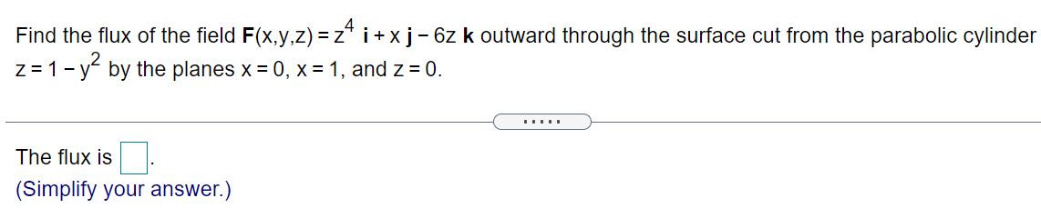 Solved Use a parameterization to find the flux SS Fondo | Chegg.com