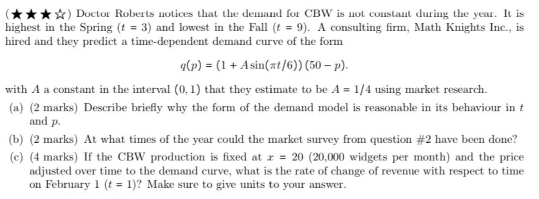 Solved Answer Question 4 Only Question 3 Is Only Listed As