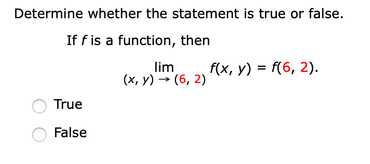 Solved Determine whether the statement is true or false. If | Chegg.com