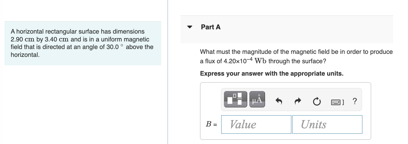 Solved Part A A horizontal rectangular surface has | Chegg.com