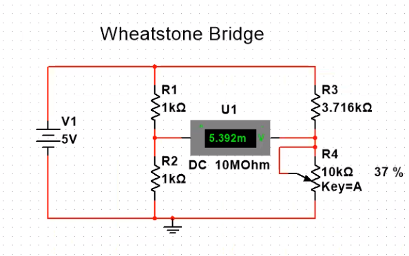 Solved Derive the bridge balance condition R1 x R4 = R2 x R3 | Chegg.com