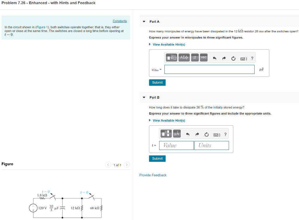 Solved Problem 7.26 - Enhanced -with Hints and Feedback | Chegg.com