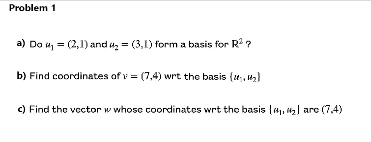 Solved Answer all parts in problem 1, (wrt) means “with | Chegg.com