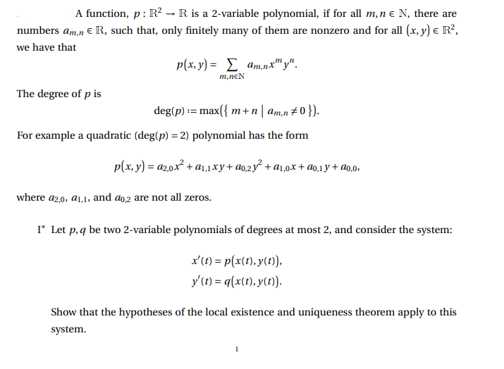A function, p:R2→R is a 2-variable polynomial, if for | Chegg.com