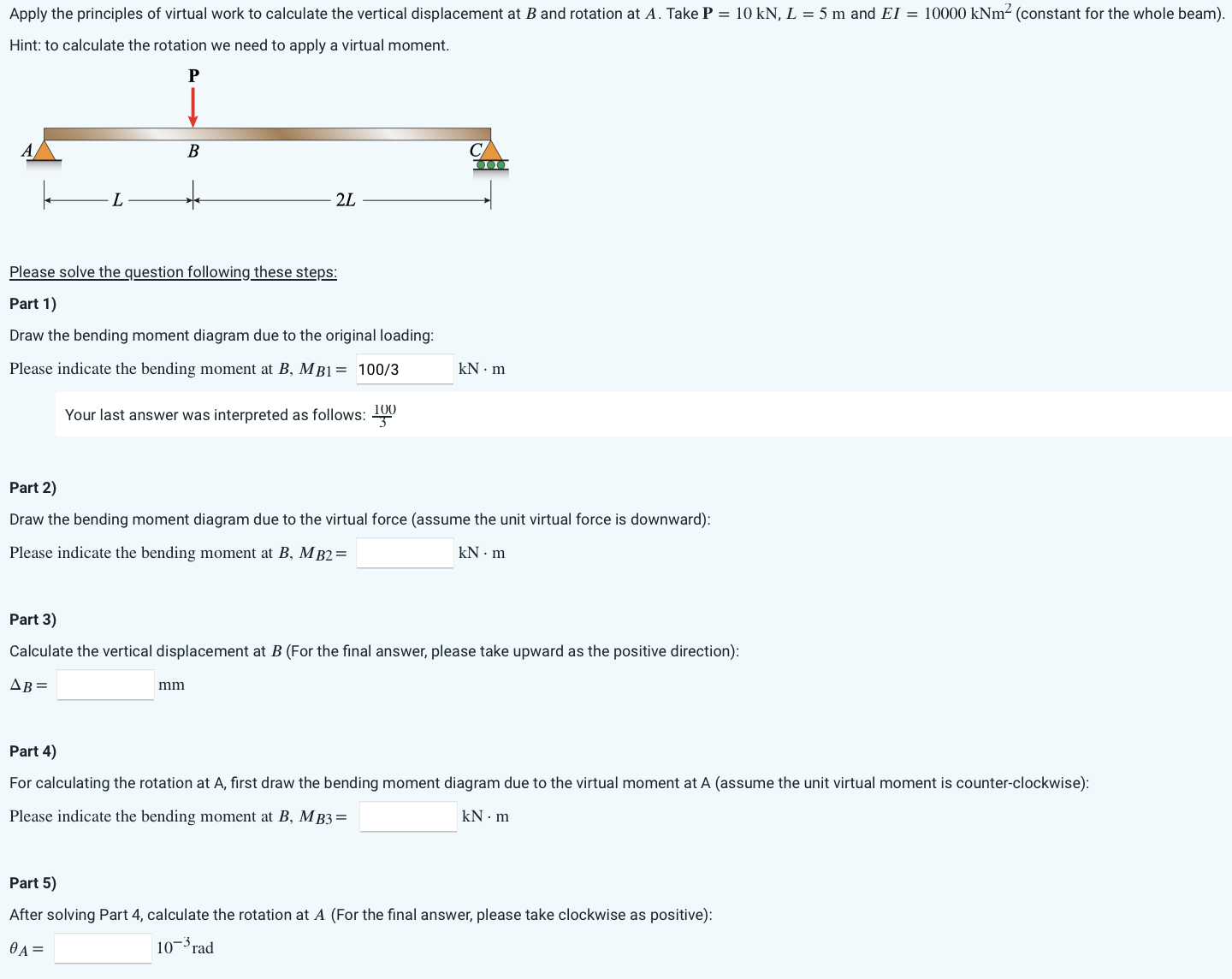 Solved Apply the principles of virtual work to calculate the | Chegg.com