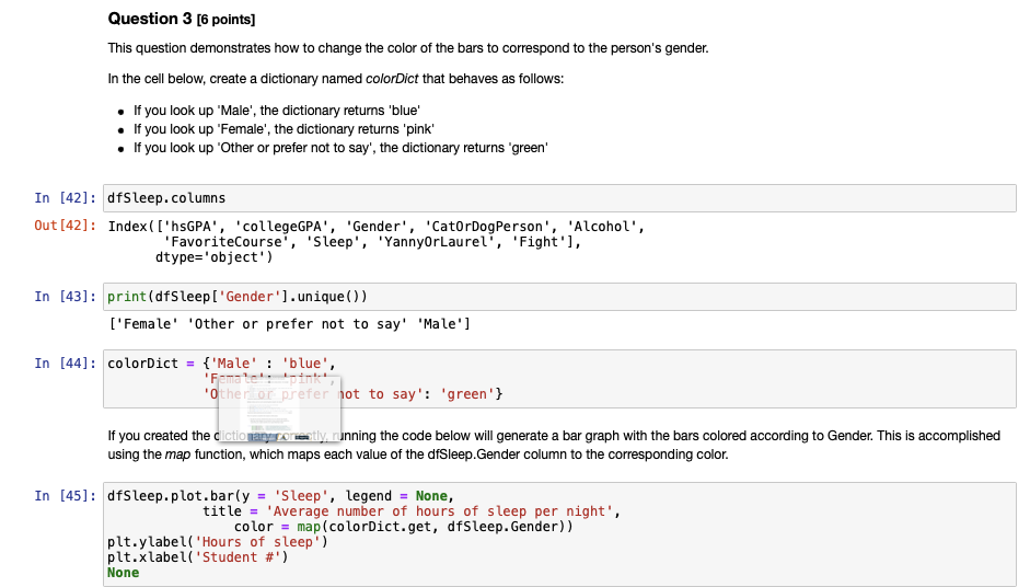 This question demonstrates how to change the color of | Chegg.com