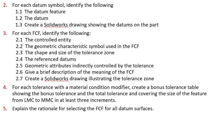 Solved R.S Section View Front View2. For each datum symbol, | Chegg.com