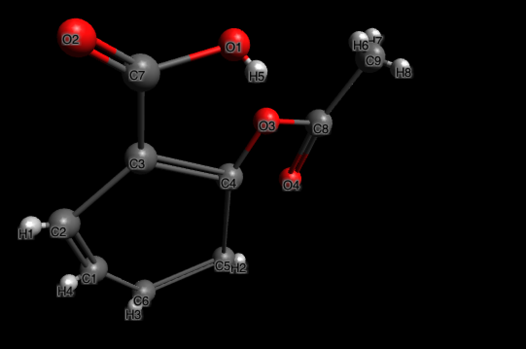 Solved Aspirin Molecule Number of Electronic Electron Groups | Chegg.com