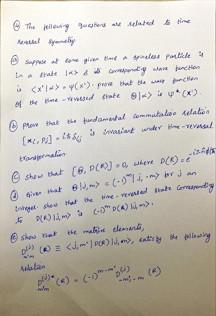 Solved Please write down the solution on a paper and provide | Chegg.com