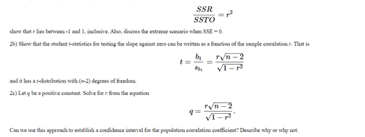 Solved Using the following relationship on the sum of | Chegg.com