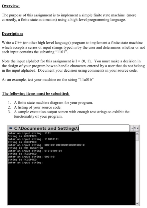 Solved Overview: The purpose of this assignment is to | Chegg.com