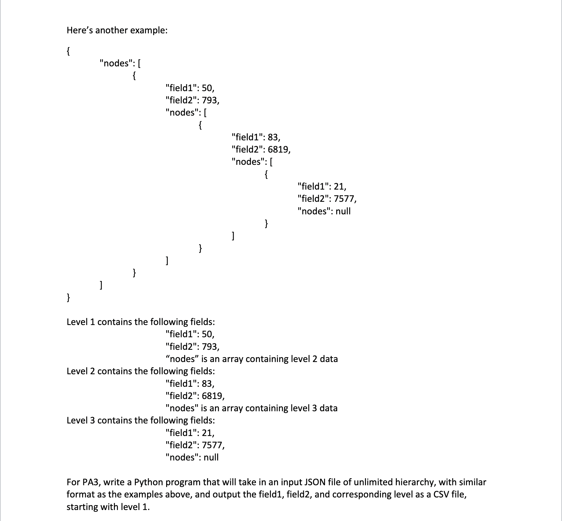 Solved Examples: The below are run from the command line. | Chegg.com