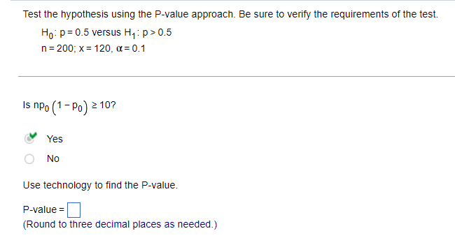 Solved Test the hypothesis using the P-value approach. Be | Chegg.com