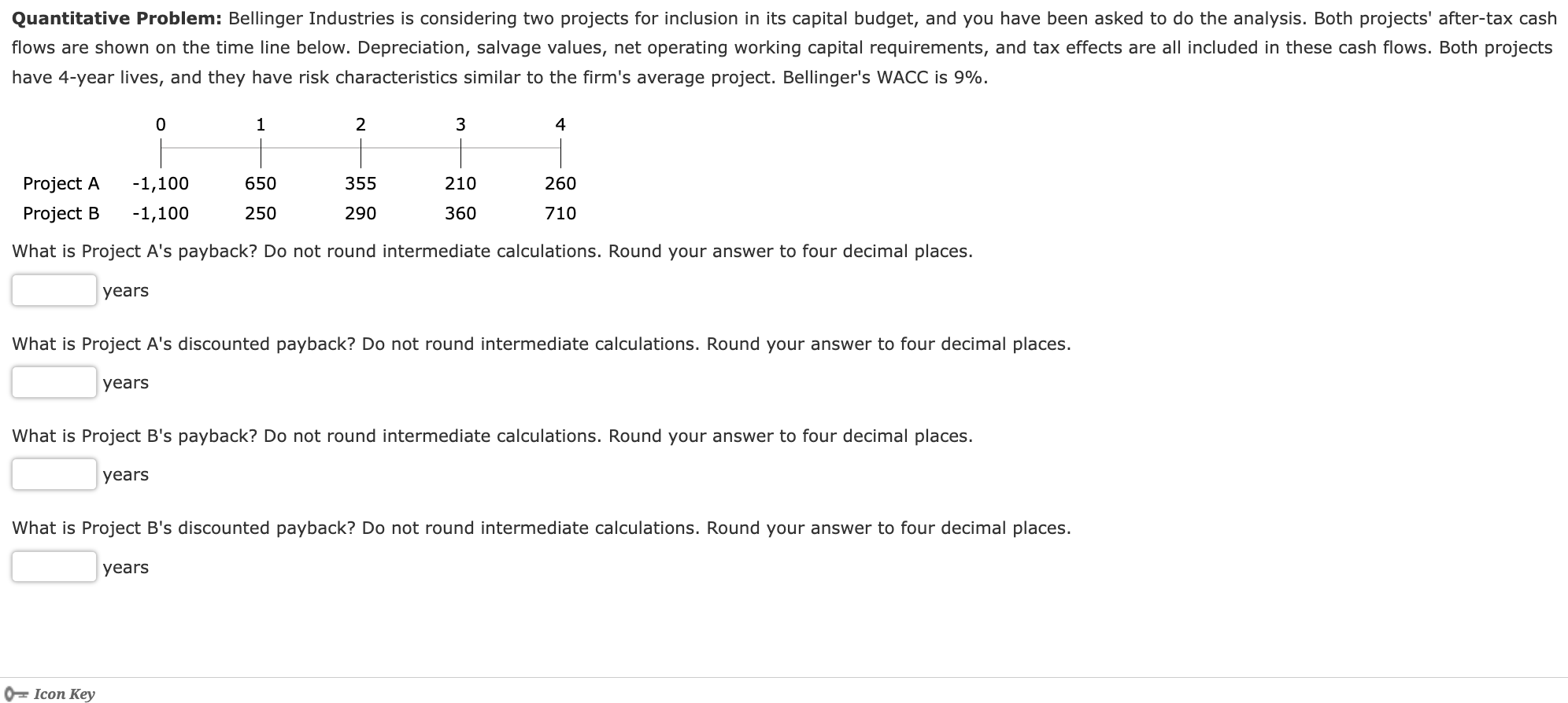 Solved have 4-year lives, and they have risk characteristics | Chegg.com