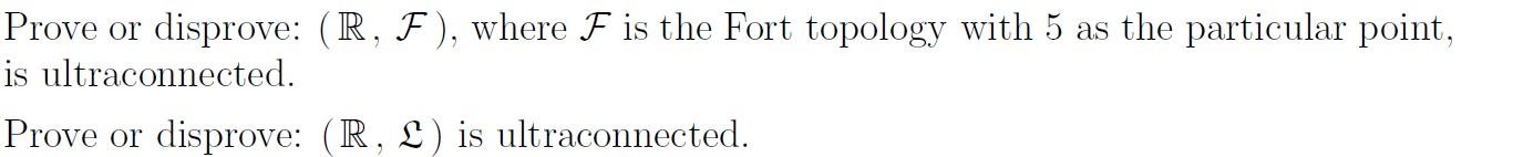 Solved Definition: A topological space (X,τ) is called | Chegg.com