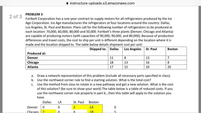 Solved a instructure-uploads.s3.amazonaws.com PROBLEM 3 | Chegg.com