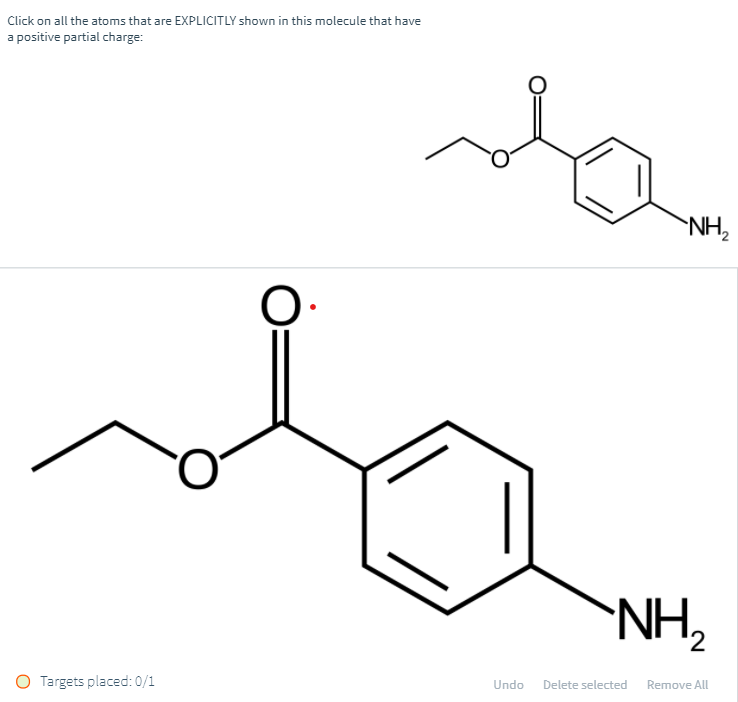 Solved Click on all the atoms that are EXPLICITLY shown in | Chegg.com
