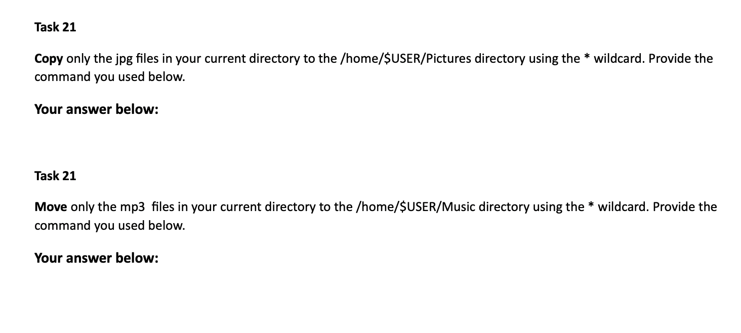 Solved Task 3 The seven different categories of Linux file | Chegg.com