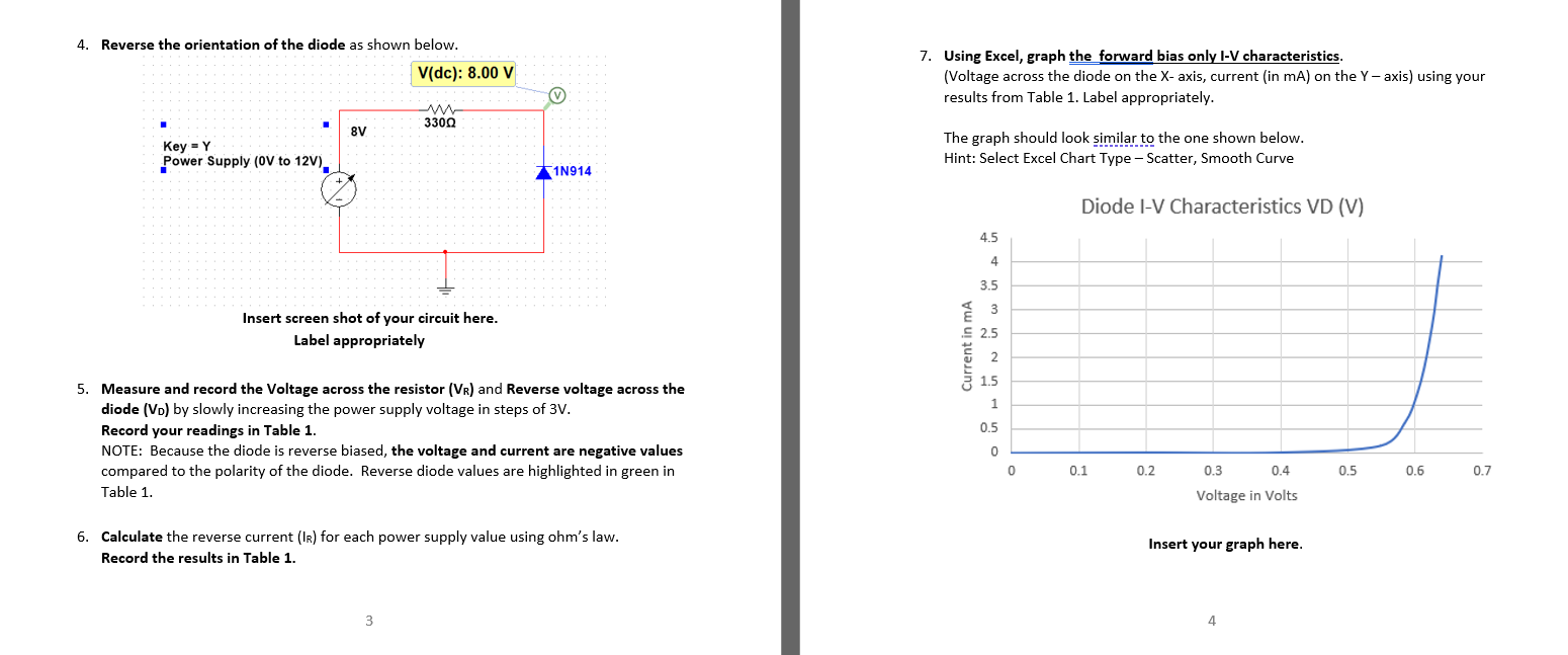 Reverse the orientation of the diode as shown | Chegg.com