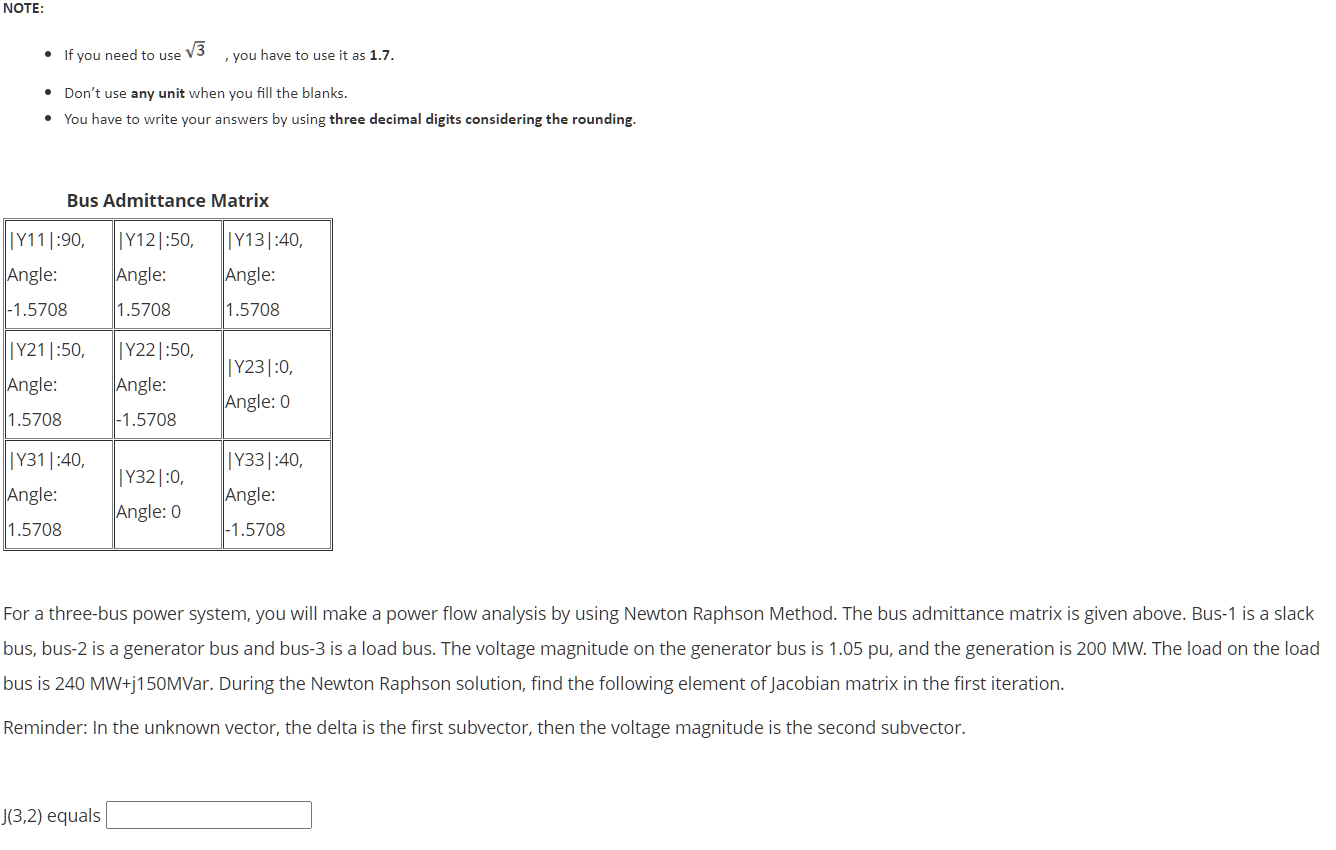 You have to write your answer by using three decimal | Chegg.com