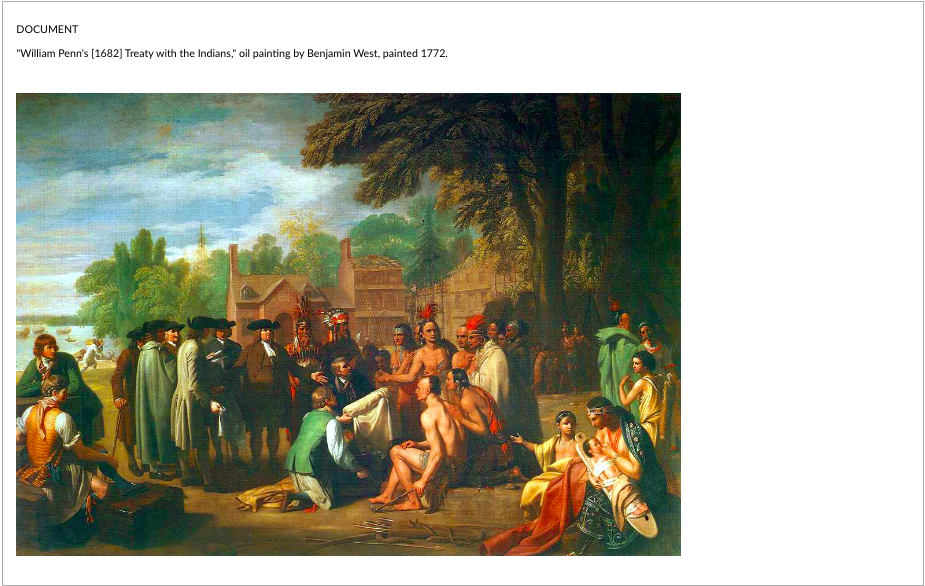 Solved DOCUMENT "William Penn's [1682] Treaty with the | Chegg.com