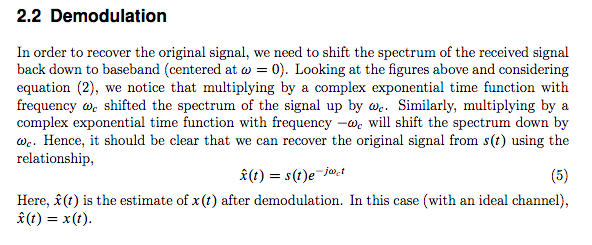 Solved 3.1 Amplitude Modulation/Demodulation: Sinusoidal | Chegg.com