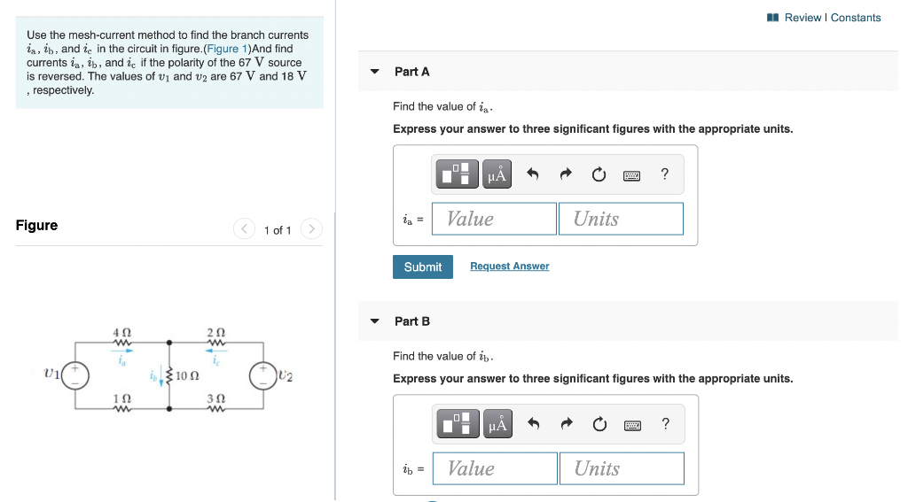 Solved Use the mesh-current method to find the | Chegg.com
