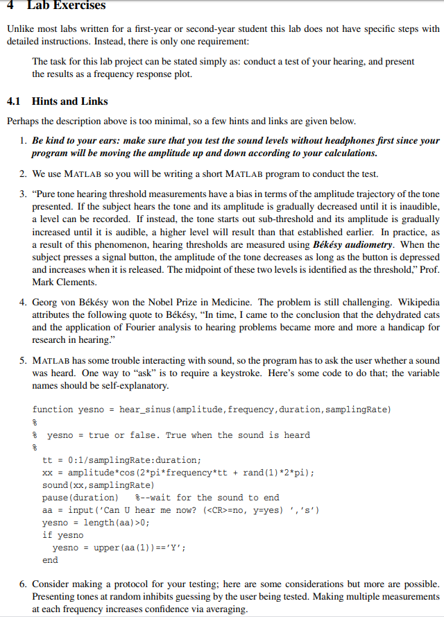 Lab Exercises Unlike most labs written for a | Chegg.com
