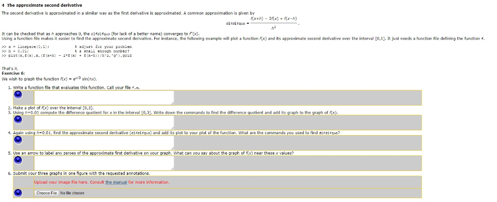 4 The approximate second derivative The second | Chegg.com