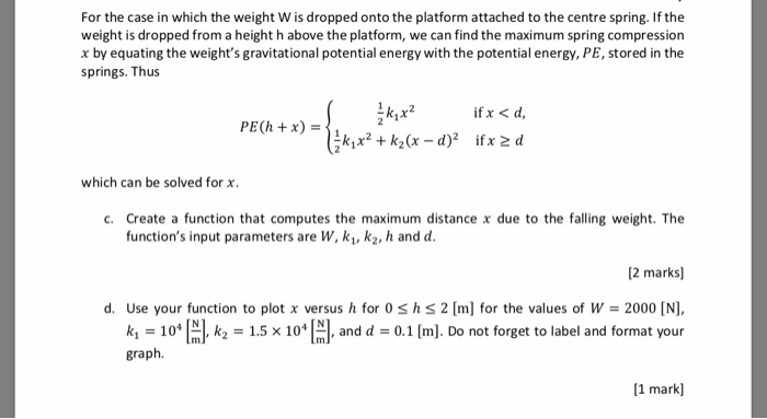 Solved Question 1 Figure 1 shows a mass-spring model of the | Chegg.com