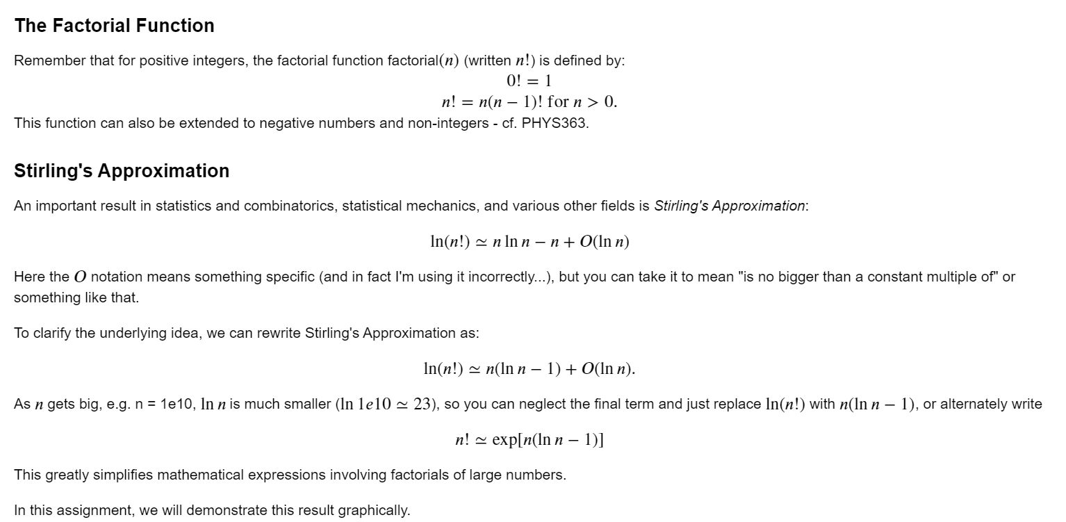 Solved The Factorial Function Remember that for positive | Chegg.com