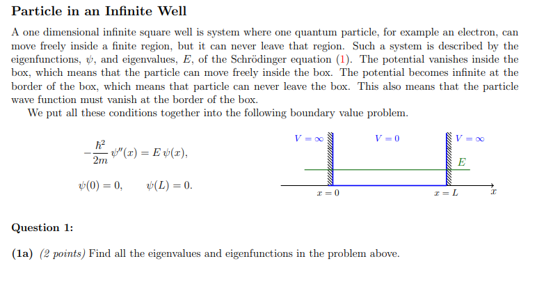 Solved Eigenfunctions in Quantum Mechanics We solve the | Chegg.com