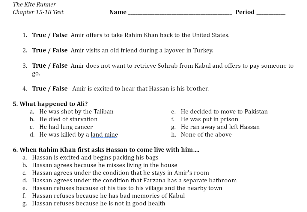 Answer these question from chapters 15-18 in the book | Chegg.com