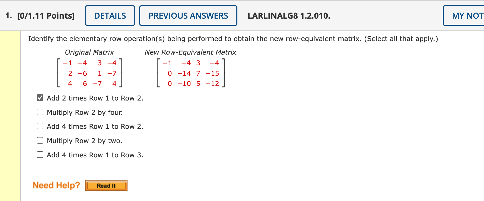 Solved 1. [0/1.11 Points] DETAILS PREVIOUS ANSWERS | Chegg.com