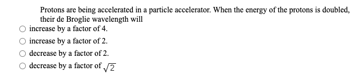 Solved Protons are being accelerated in a particle | Chegg.com