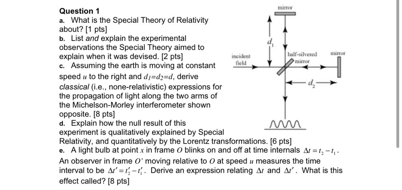 Solved mirror mirror 1 mirror Question 1 a. What is the | Chegg.com