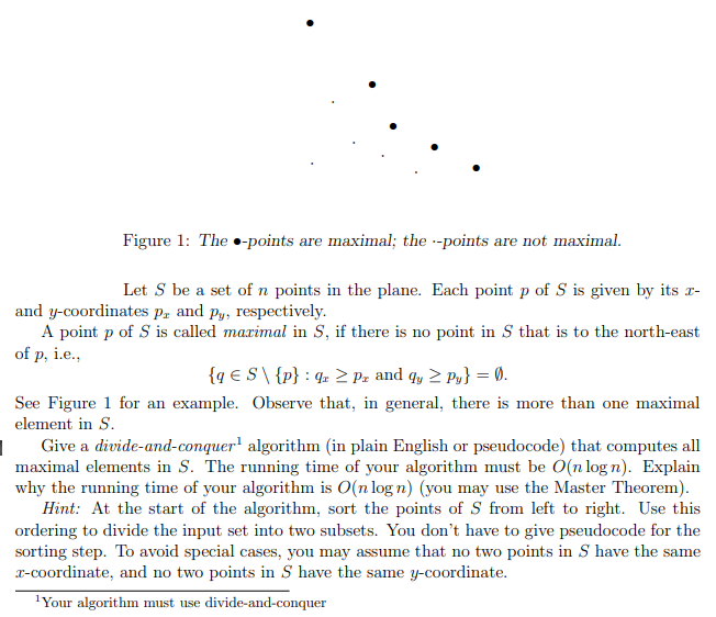 Solved Figure 1: The --points are maximal; the --points are | Chegg.com