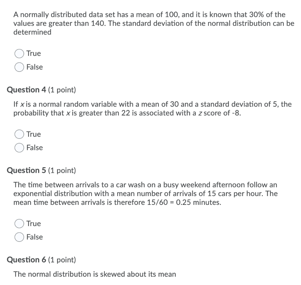 Solved A normally distributed data set has a mean of 100, | Chegg.com