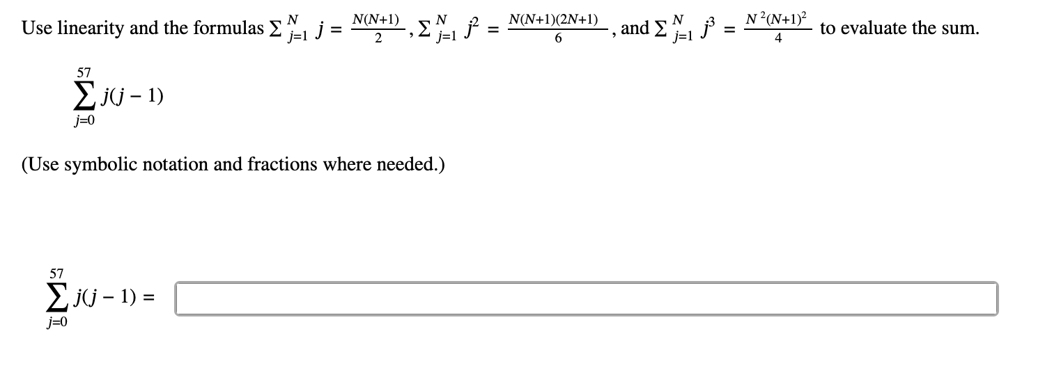 Solved Use linearity and the formulas | Chegg.com