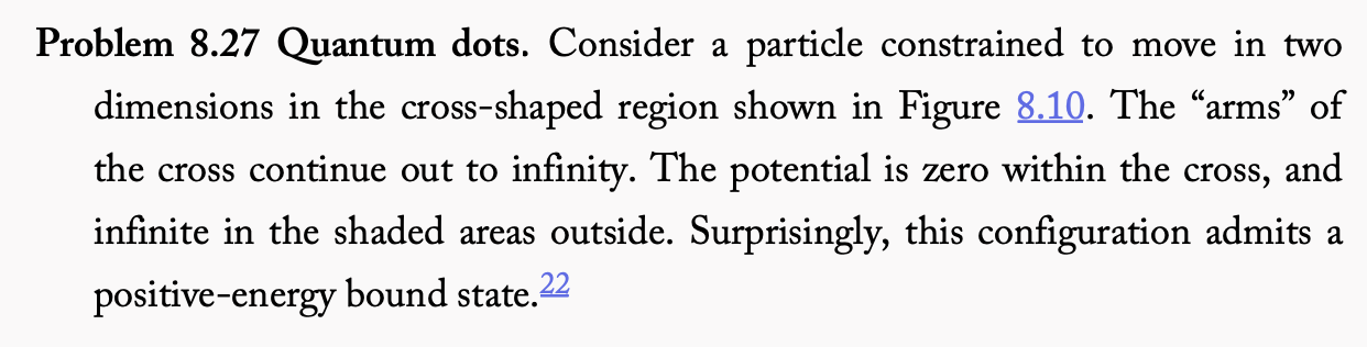 Solved Problem 8.27 Quantum dots. Consider a particle | Chegg.com