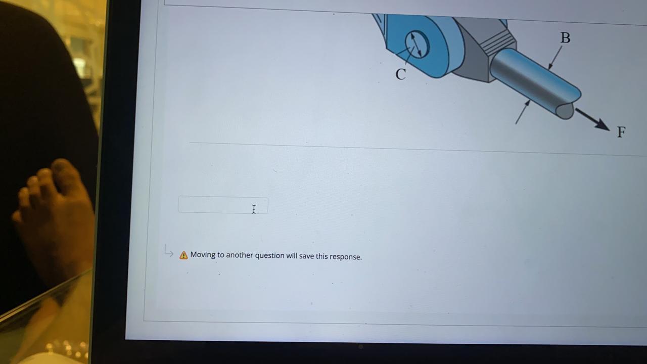 Solved Question 4 3 points Save Answ The yoke-and-rod | Chegg.com