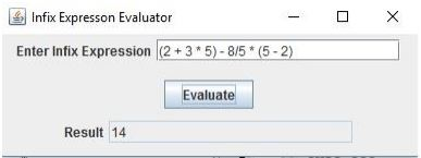 Solved Write a program that evaluates infix expressions | Chegg.com