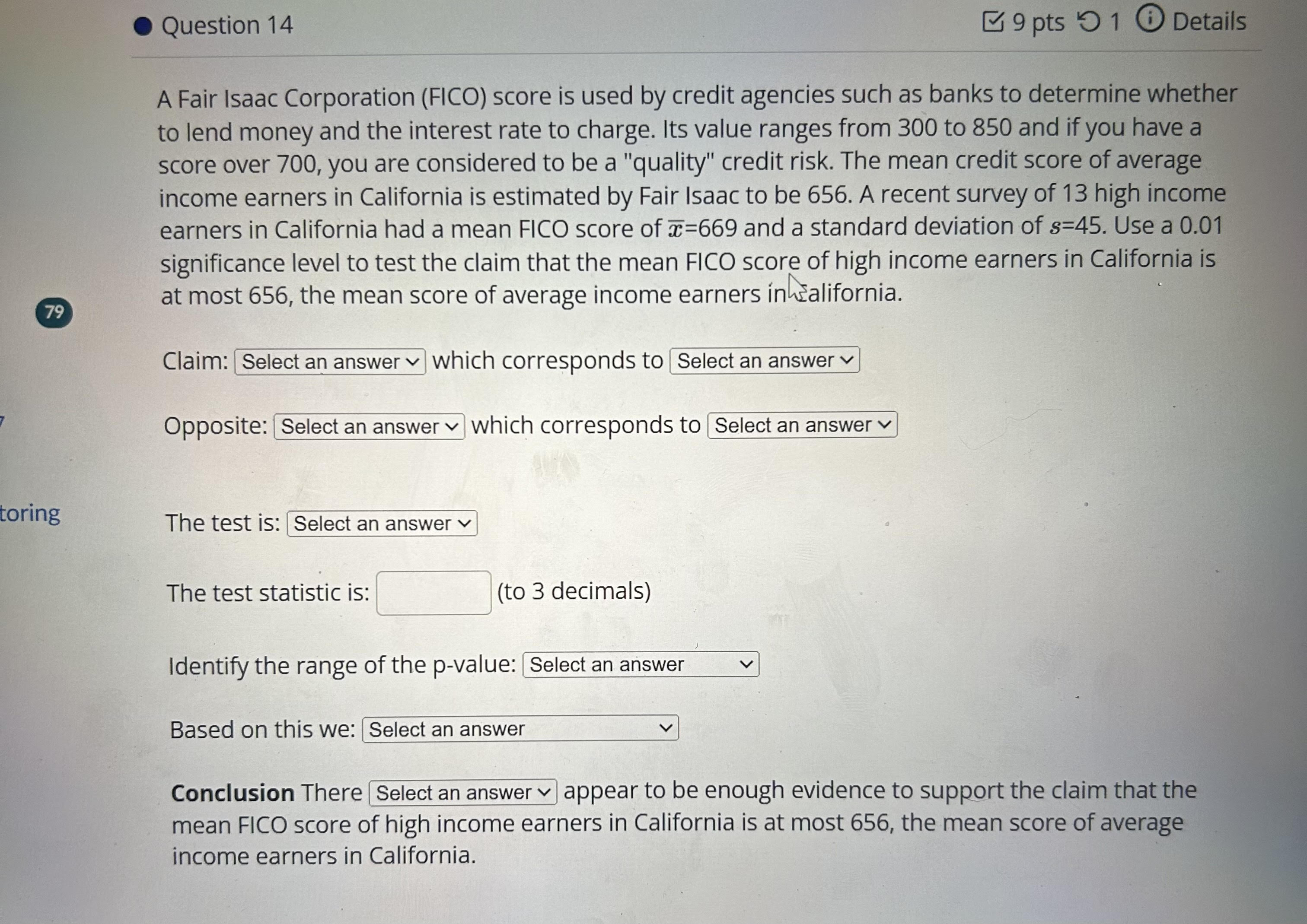 Solved A Fair Isaac Corporation (FICO) ﻿score is used by | Chegg.com