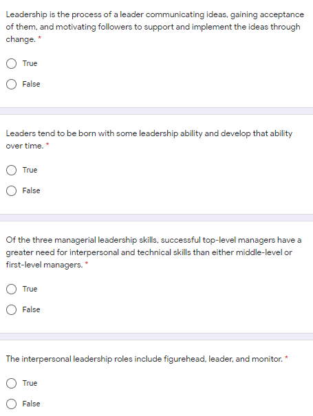 Solved Leadership is the process of a leader communicating | Chegg.com