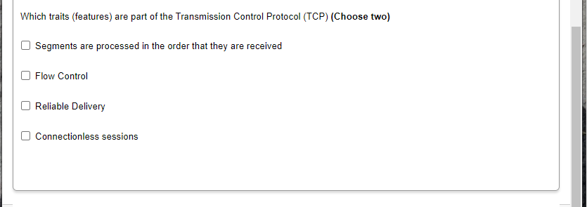 Solved Which traits (features) are part of the Transmission | Chegg.com