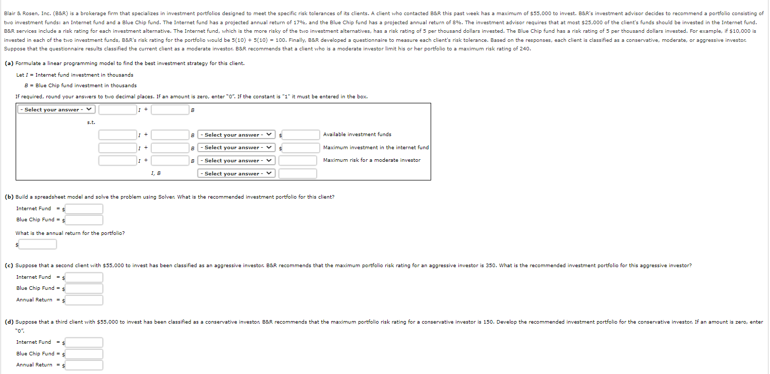 Solved (a) ﻿Formulate a linear programming model to find the | Chegg.com