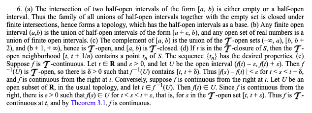 Solved 12. Let T be the half-open interval topology defined | Chegg.com