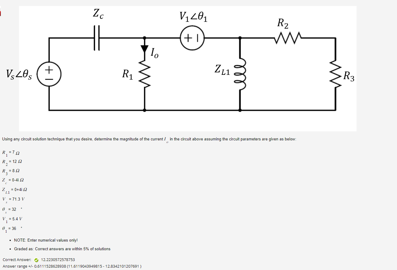 Solved Using any circuit solution technique that you desire, | Chegg.com