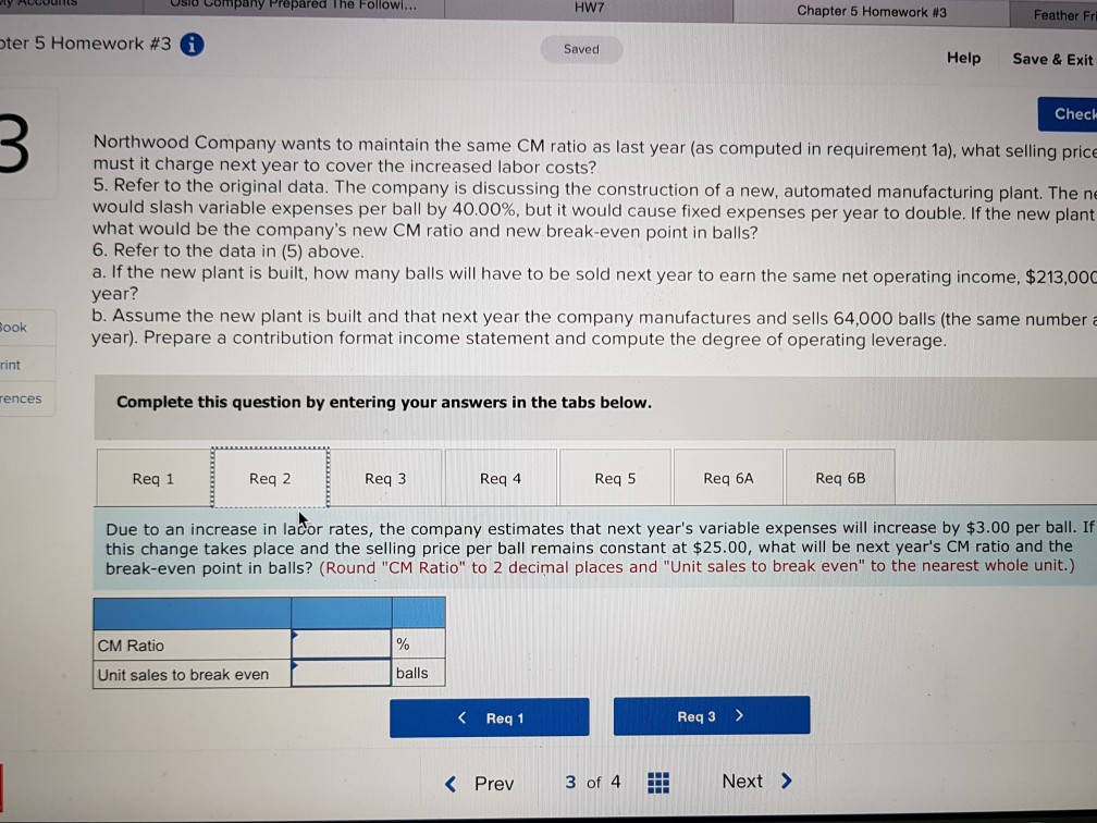 Solved ework #3 Saved Help Save& Exit s Check my Problem | Chegg.com